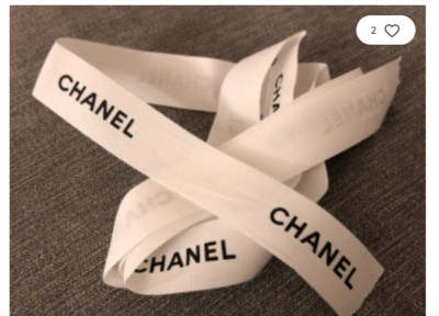 Chanel gift wrap white ribbon 48 inches | eBay