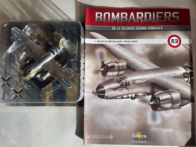 bombardiers 1/144 altaya n° 63 avec fascicule - martin B-26B marauder ...