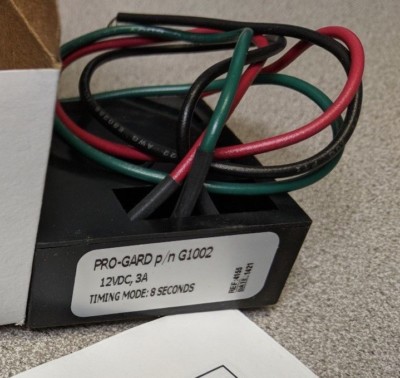 Pro-Gard G1002 Gun Lock Timer Relay Switch w/ 8 Second Delay New | eBay
