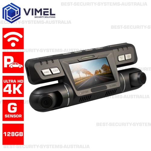 Dual Dash Camera WIFI Wireless Dashcam 4K 128GB Ultra HD 2180P Car ...