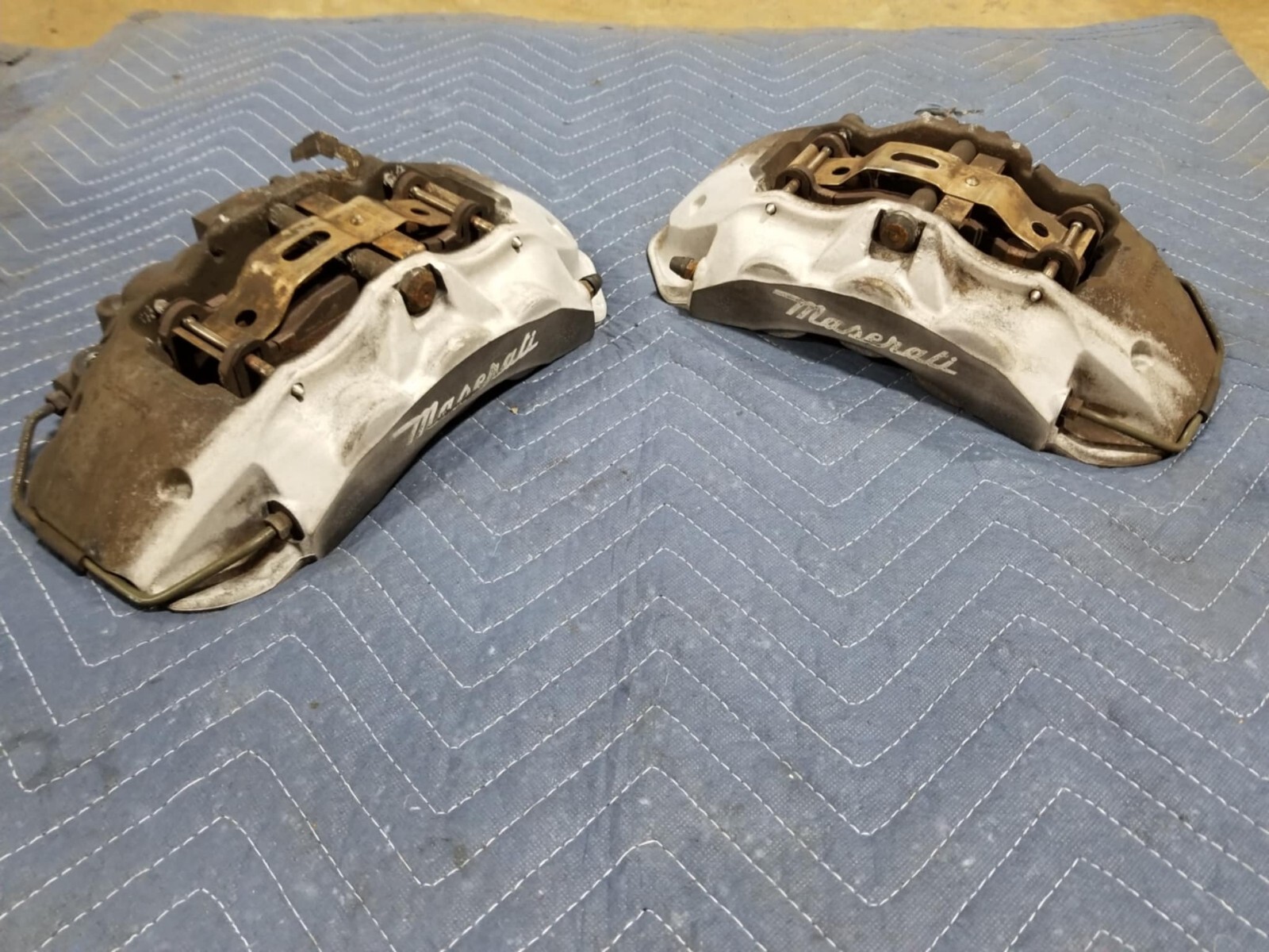 2014-2016 OEM Maserati Ghibli M157 Rear Brake Calipers Brembo Pair SET ...