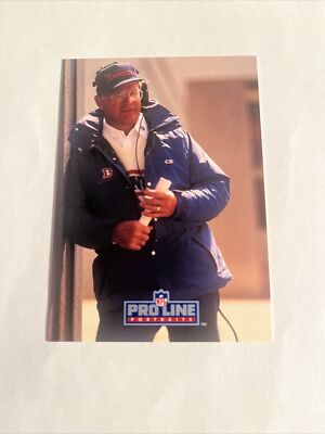 1991 NFL Pro Line Portraits Dan Reeves #209 Denver Broncos | eBay