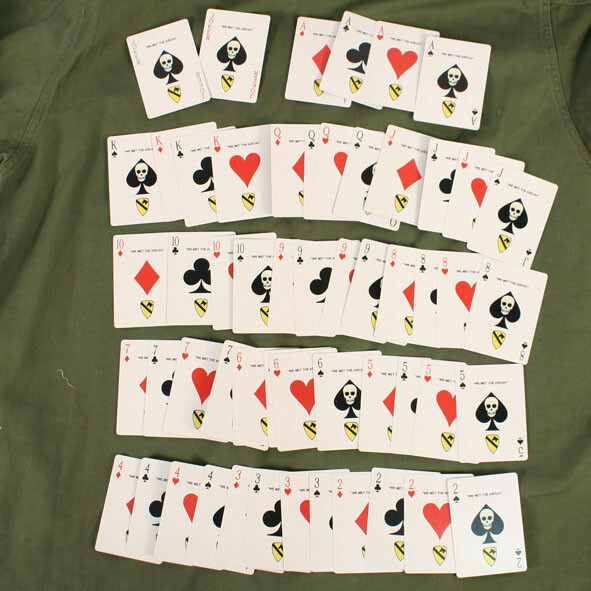 We met the Aircav death cards. Apocalypse Now pack of playing cards ...