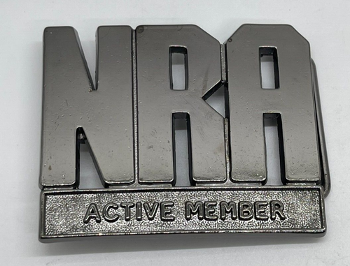 NRA Metal Belt Buckle National Rifle Western | eBay