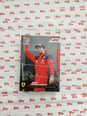 2023 TOPPS NOW Formula 1 #26 SCUDERIA FERRARI Rainbow Foil Parallel 38/ ...