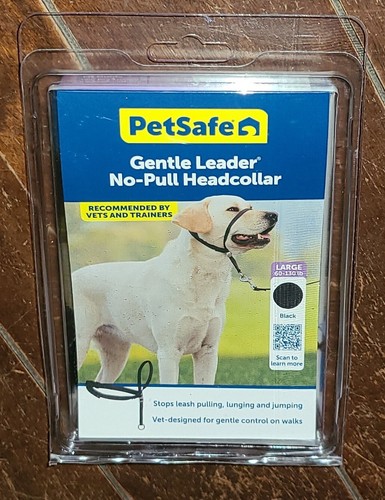 PetSafe: Gentle Leader No-Pull Headcollar ~LARGE 60 - 130lbs~ Color: Black 729849178458| eBay