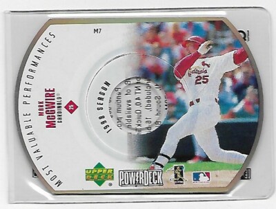 1999 POWERDECK MARK MCGWIRE MOST VALUABLE PERFORMANCES CD-ROM A'S ...