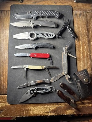 Lot Of 11 BROKEN Knives Gerber, Buck, Swiss Army, Camillus For Parts ...