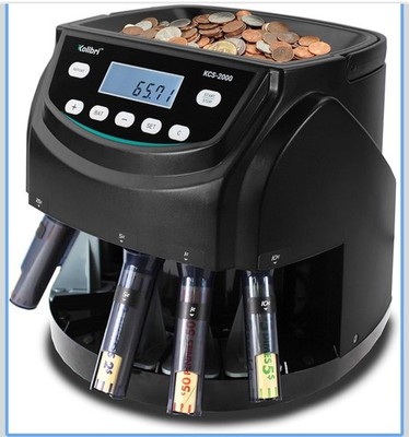 Kolibri KCS2000 Professional USD Coin Counter Machine, Coin Sorter ...