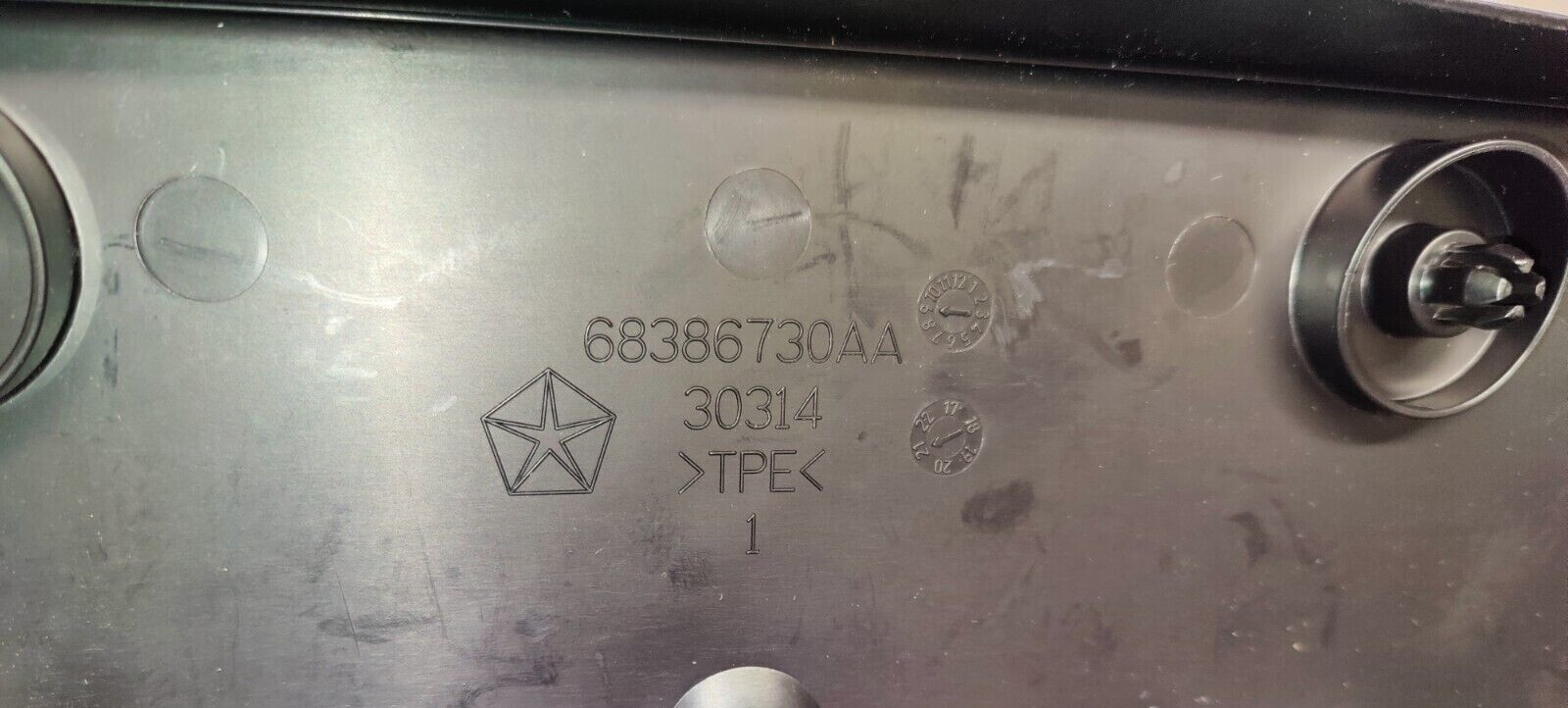 2019-2022+RAM+2500+3500+4500+5500+Front+Plate+Bracket+Kit+OEM+MOPAR+ ...