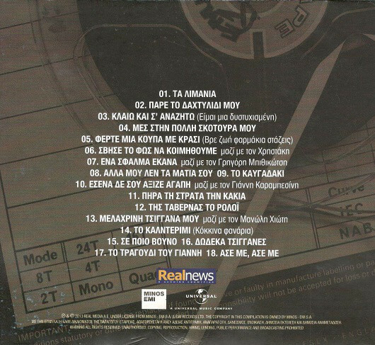 Poly Panou - Gia Limania Xena - Best Of - 18 Great Songs / Greek Music ...