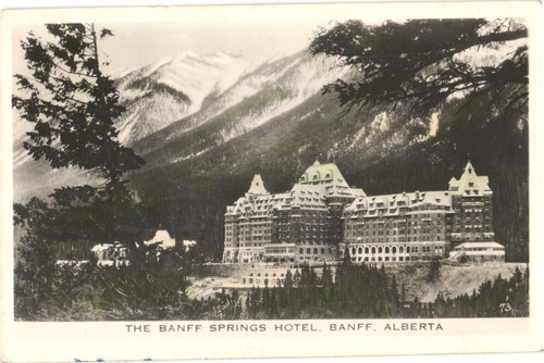 Banff Alberta Canada The Banff Springs Hotel Vintage Postcard | eBay