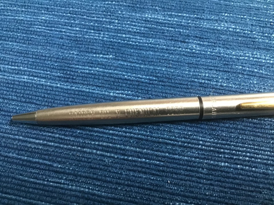 Vtg Garland Bubble Top Pen Raider Oil Chemical Bakersfield CA ...