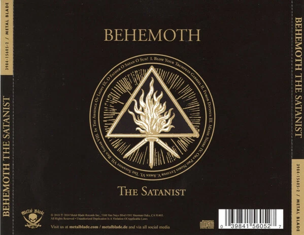 Behemoth The Satanist Cd