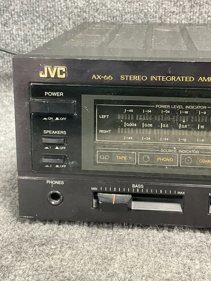 JVC Stereo Integrated Amplifier AX-66 High-Fidelity Audio Performance ...