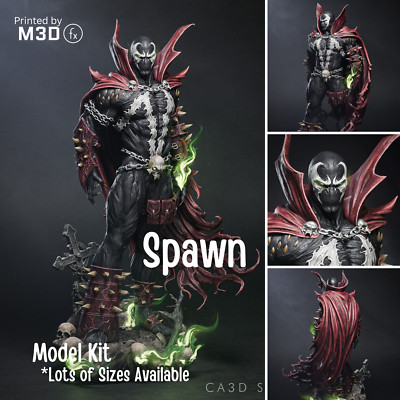 SPAWN - 3D model kit figure unpainted (1:6, 1:9, 1:12, 1:24 75mm) Fan ...