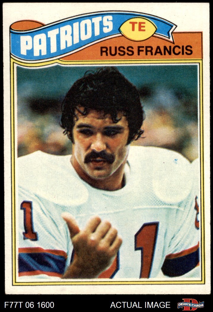 1977 Topps #251 Russ Francis Patriots Oregon 6 - EX/MT | eBay
