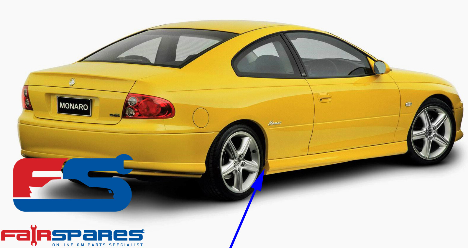 Genuine New Holden Monaro V2 VX VY VZ CV8 CV8-R CV8-Z RH Side Skirt ...