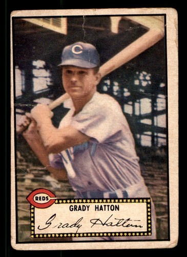 1952 Topps Baseball #6 Grady Hatton PR *g1 | eBay