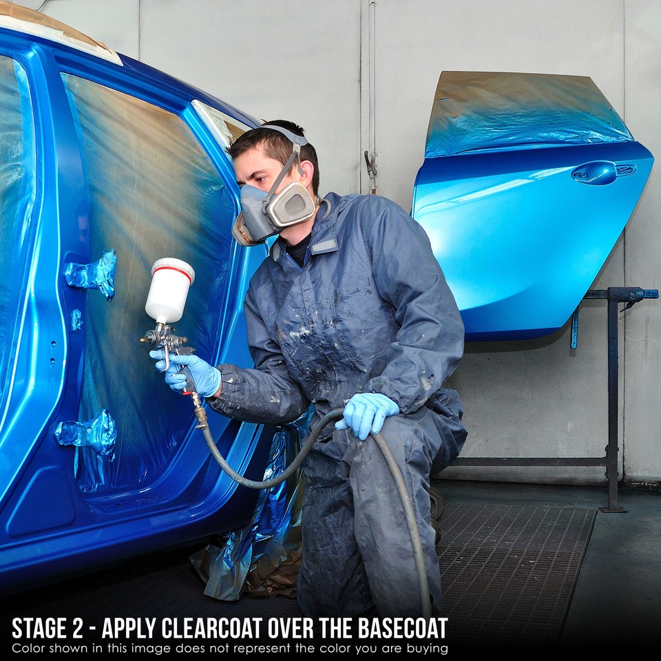 Teal Green Metallic Gallon URETHANE BASECOAT CLEARCOAT Car Auto Body ...