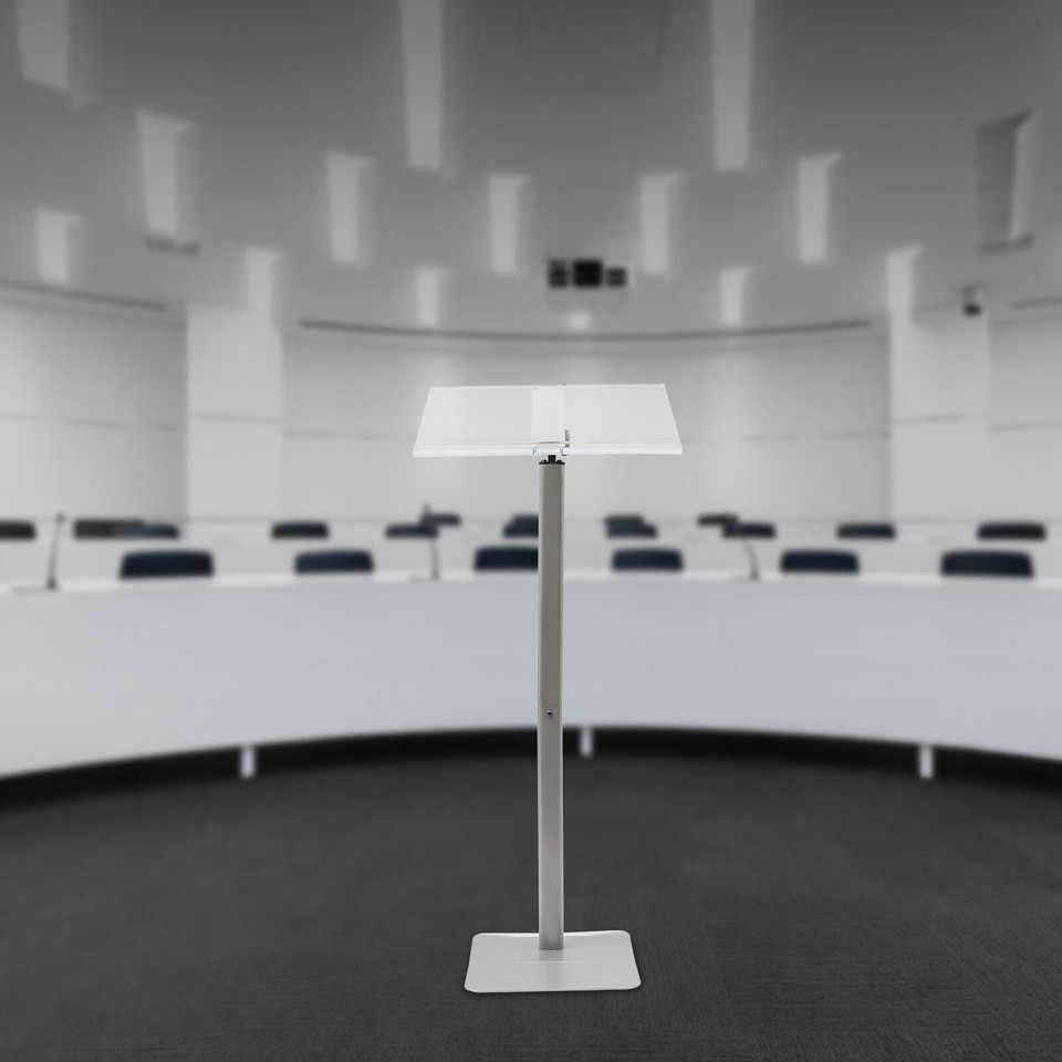 Small Acrylic Podium Stand, Angle Adjustable, Modern Lecterns & Pulpits ...