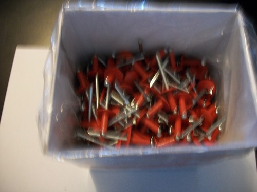 LARGE HEAD ALUMINUM/STEEL RIVETS ABS66L-4, RED RACIN,, POP, MILL, RIVET ...