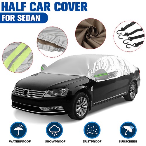Car Half Body Sun shade Waterproof Cover Sunscreen UV Snow Resistant ...