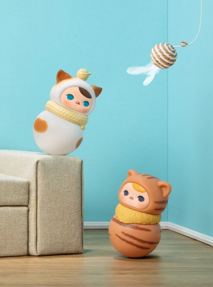 Red Tabby PUCKY Roly Poly Kitty Series Figure Confirmed (NEW/Bottom ...