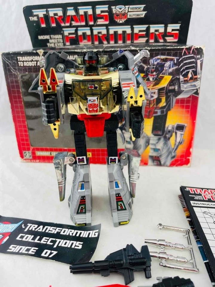 Transformers Original G1 1984 Dinobot Grimlock Complete w/ TM Box | eBay
