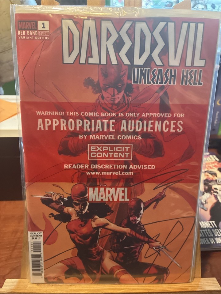 Daredevil Unleash Hell Red Band #1 1st App. Lady Muse Polybag Three #1 ...
