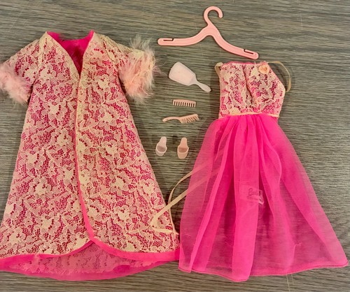 1967 Vintage Mattel Barbie PINK MOONBEAMS #1694 Complete Outfit VGUC | eBay