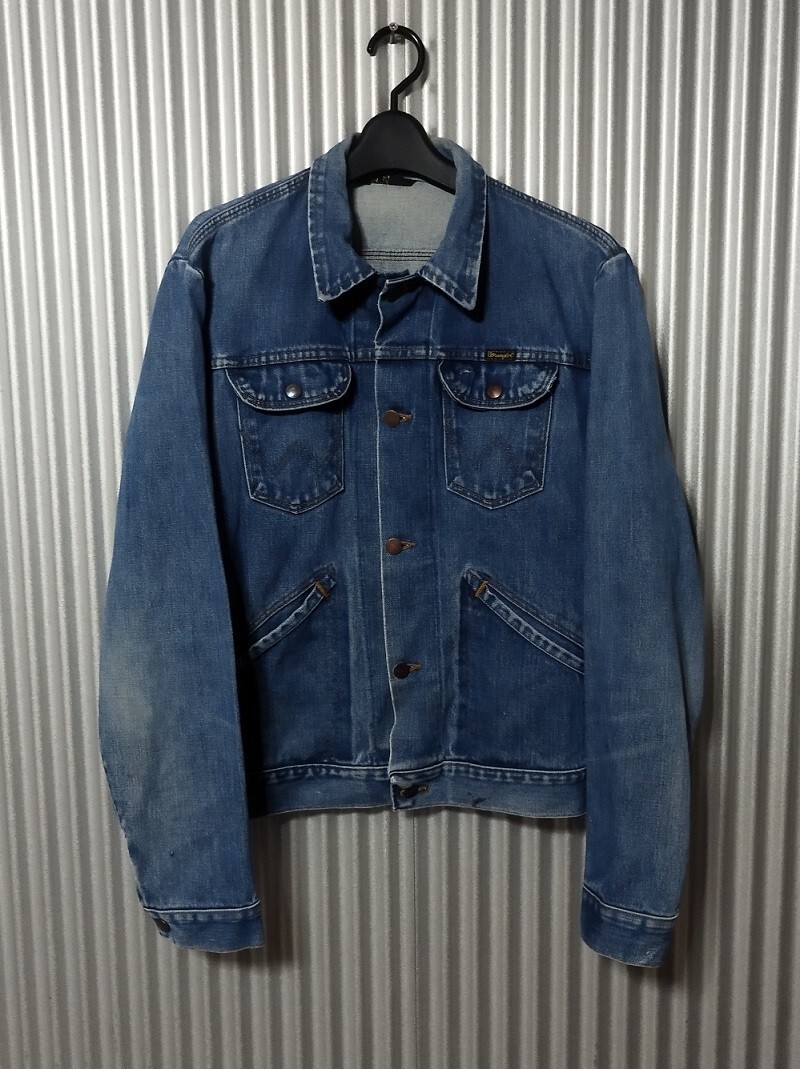 70s Wrangler 124MJ Western Jacket. Made in USA. Trucker jacket. | eBay