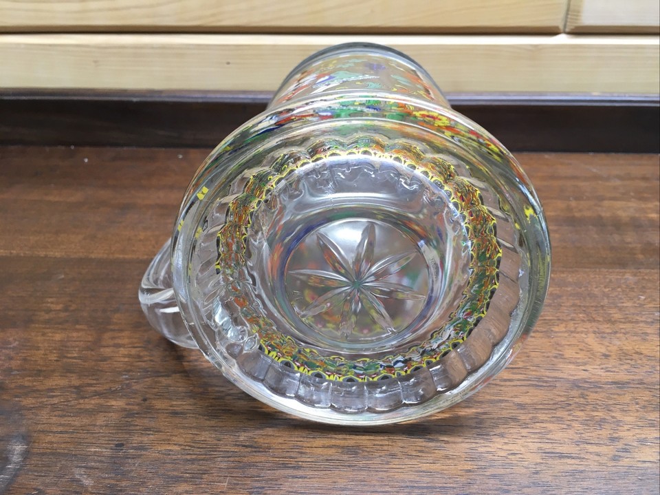 "Young Lovers" West Germany Rein Zinn Pewter Lid Hand Painted Glass ...