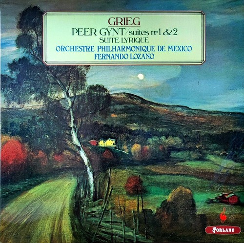 Grieg - Orchestre Philharmonique de Mexico - Suite Lyrique - Vinyle 12 ...