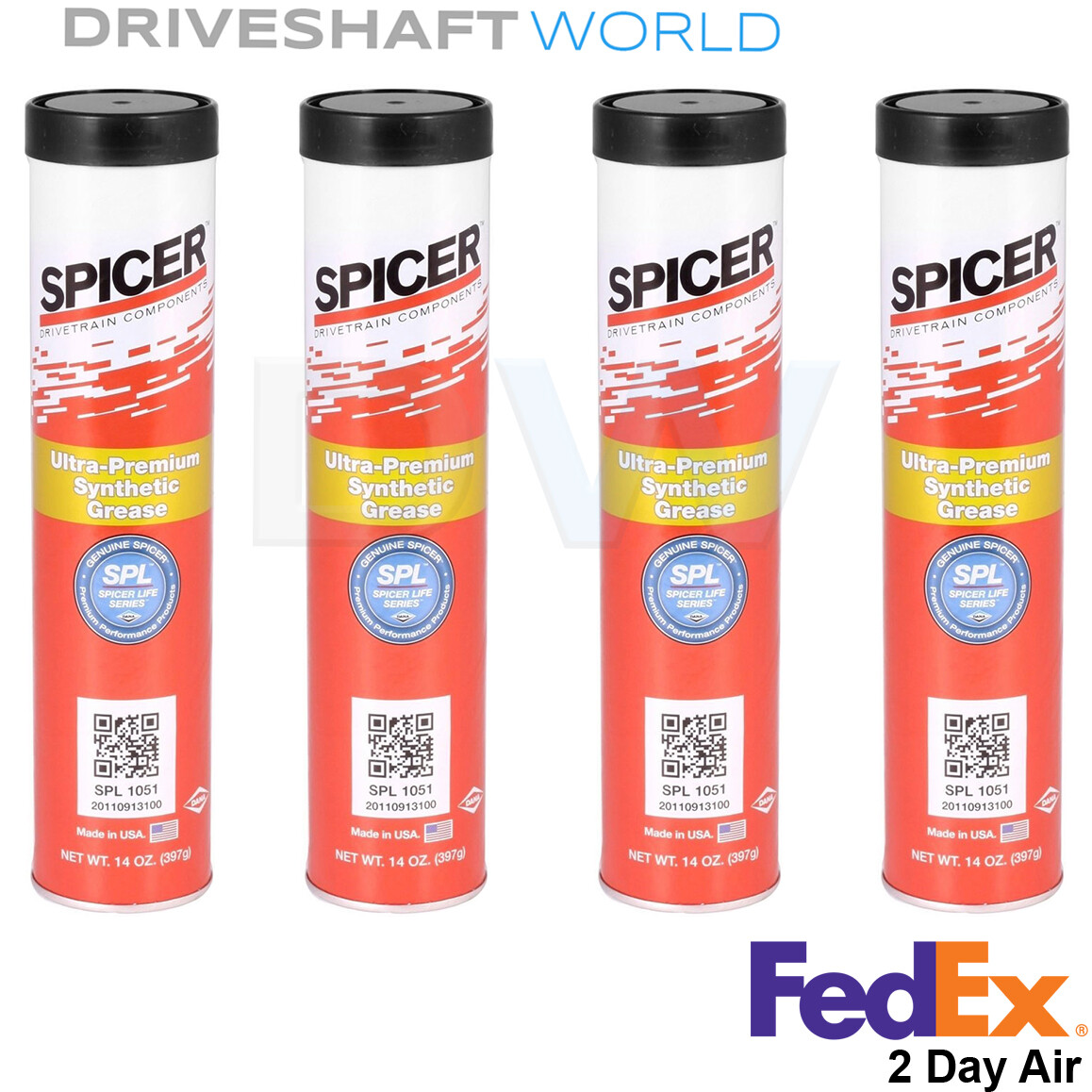 SPL1051 New Dana Spicer Life Series Ultra-Premium Synthetic Grease - 4 ...