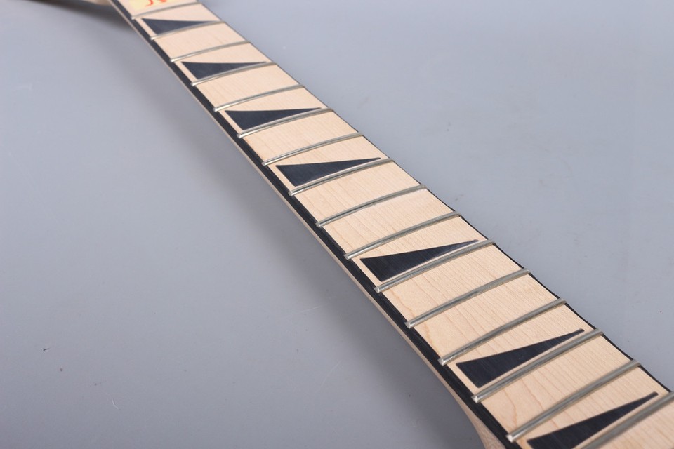 Left Hand Guitar Neck 24Fret Maple Wood for Jackson Guitar Necks Black ...