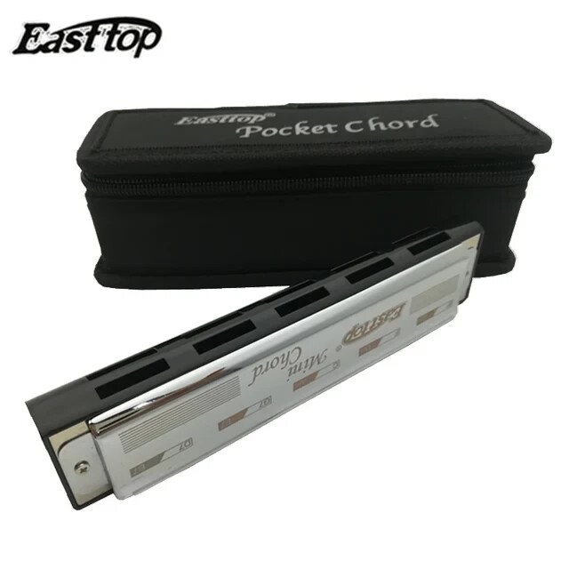 10Hole Mini Chord Harmonica Senior Professional Pocket Chord Harp Mouth ...