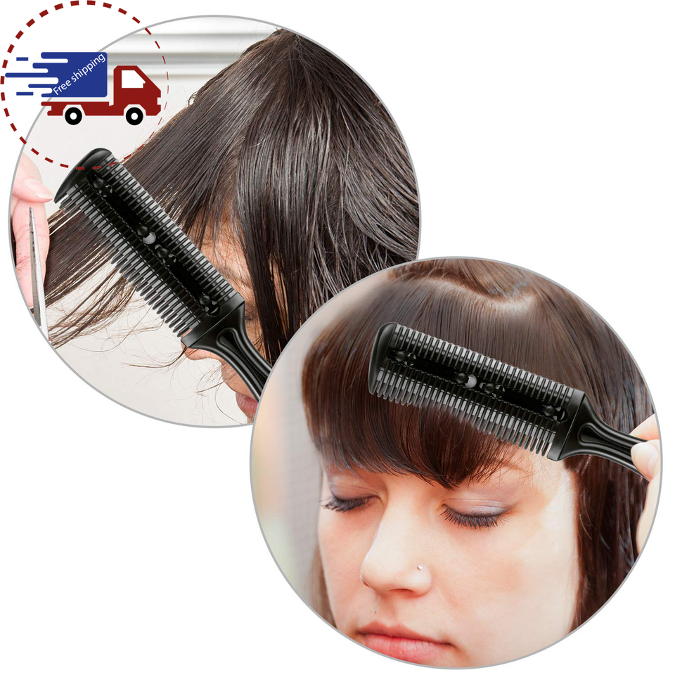 3 Pieces Razor Comb with 10 Pieces Razors, Hair Cutter Comb Cutting ...