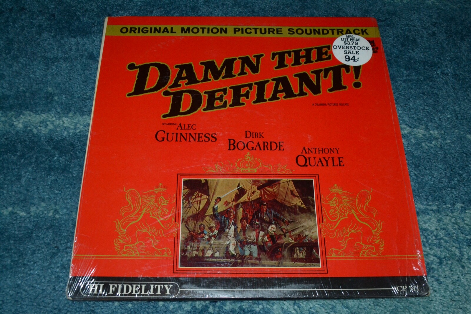 Damn The Defiant! Original Motion Picture Soundtrack~Alec Guinness ...