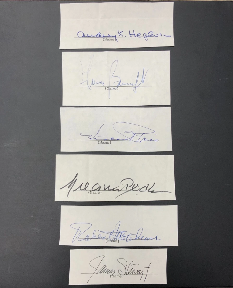 Audrey Hepburn Signature