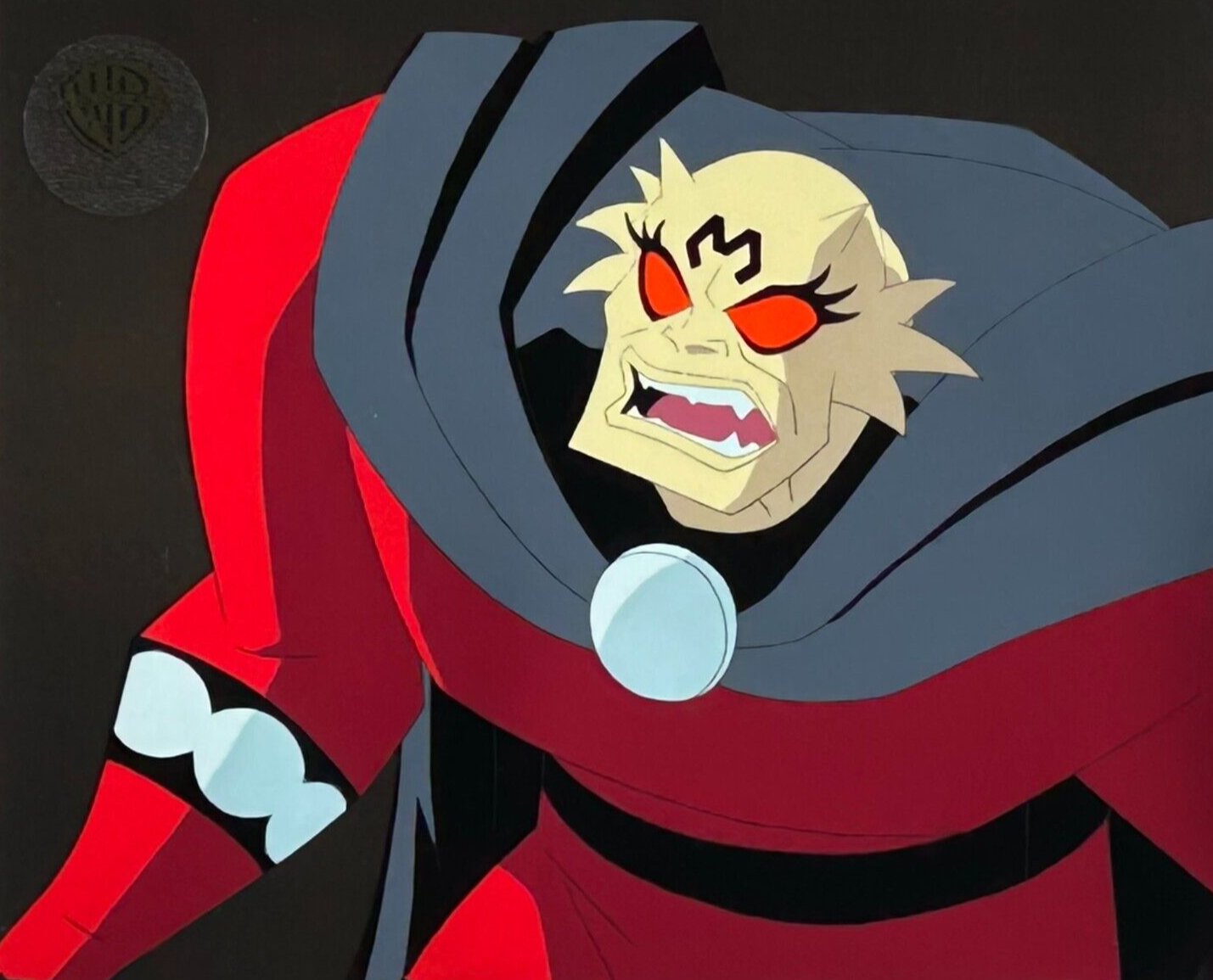 BRUCE TIMM rare ETRIGAN cel A7 Close Up DEMON WITHIN Jack Kirby BTAS WB ...