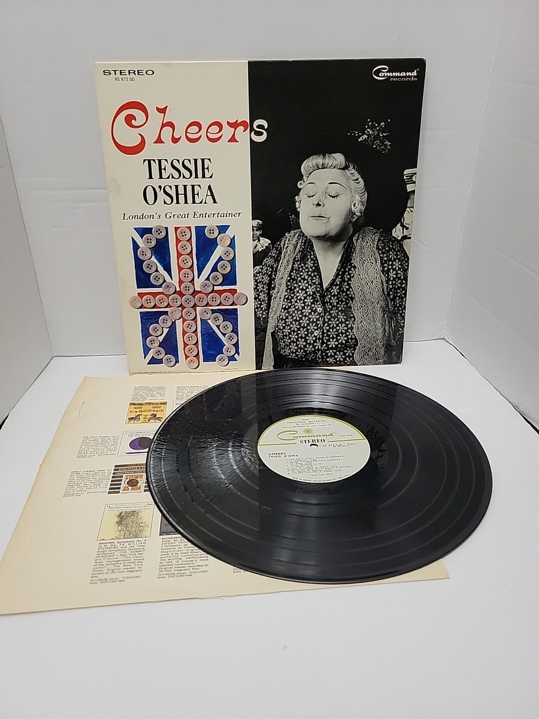 Tessie O'Shea Cheers London Great Entertainer LP Command RS 872 SD 1964 ...