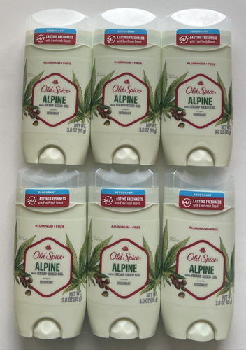 6 Old Spice Alpine Deodorant Aluminum-Free 3 oz. each | eBay