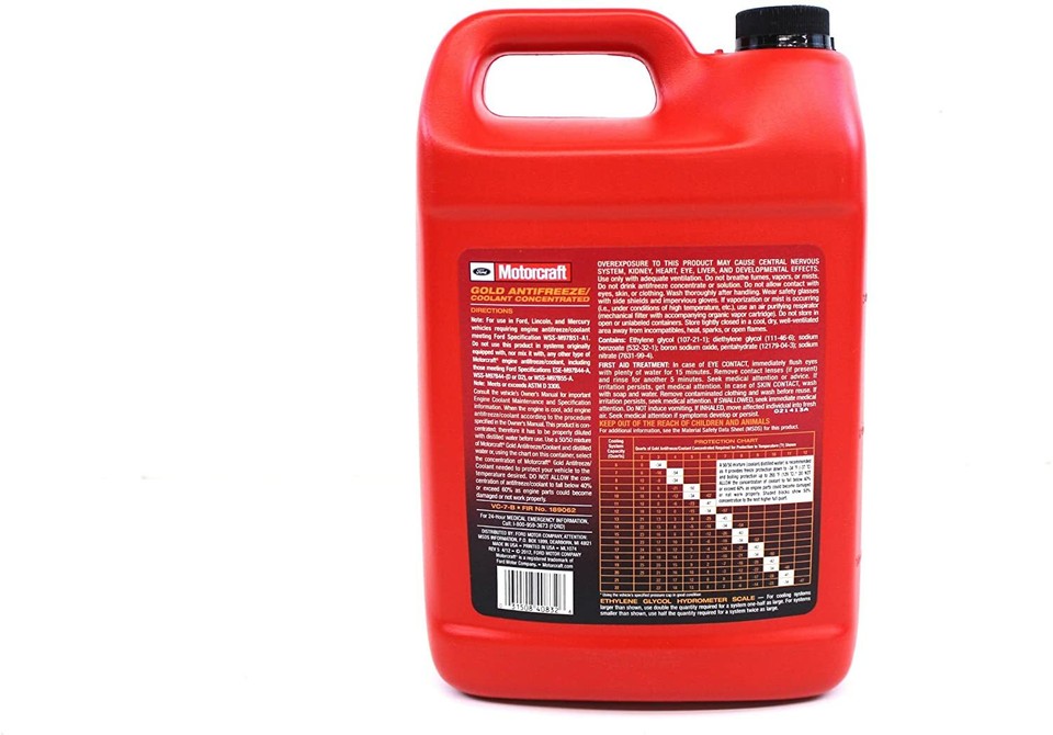 Genuine Ford Fluid VC-7-B Gold Concentrated Antifreeze Coolant - 1 ...
