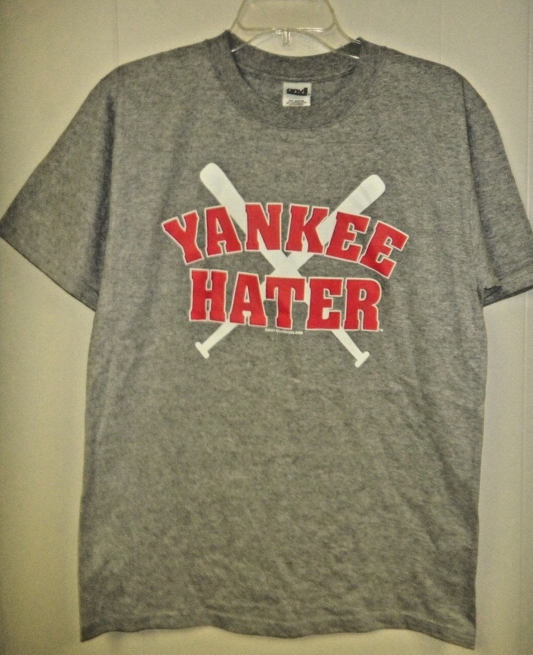 Yankee Hater gray T-Shirt youth medium New baseball Boston Red Sox | eBay