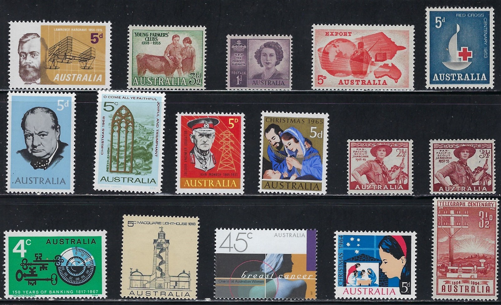 Selection of MNH Stamps from Australia..........14P.......B-904-z | eBay