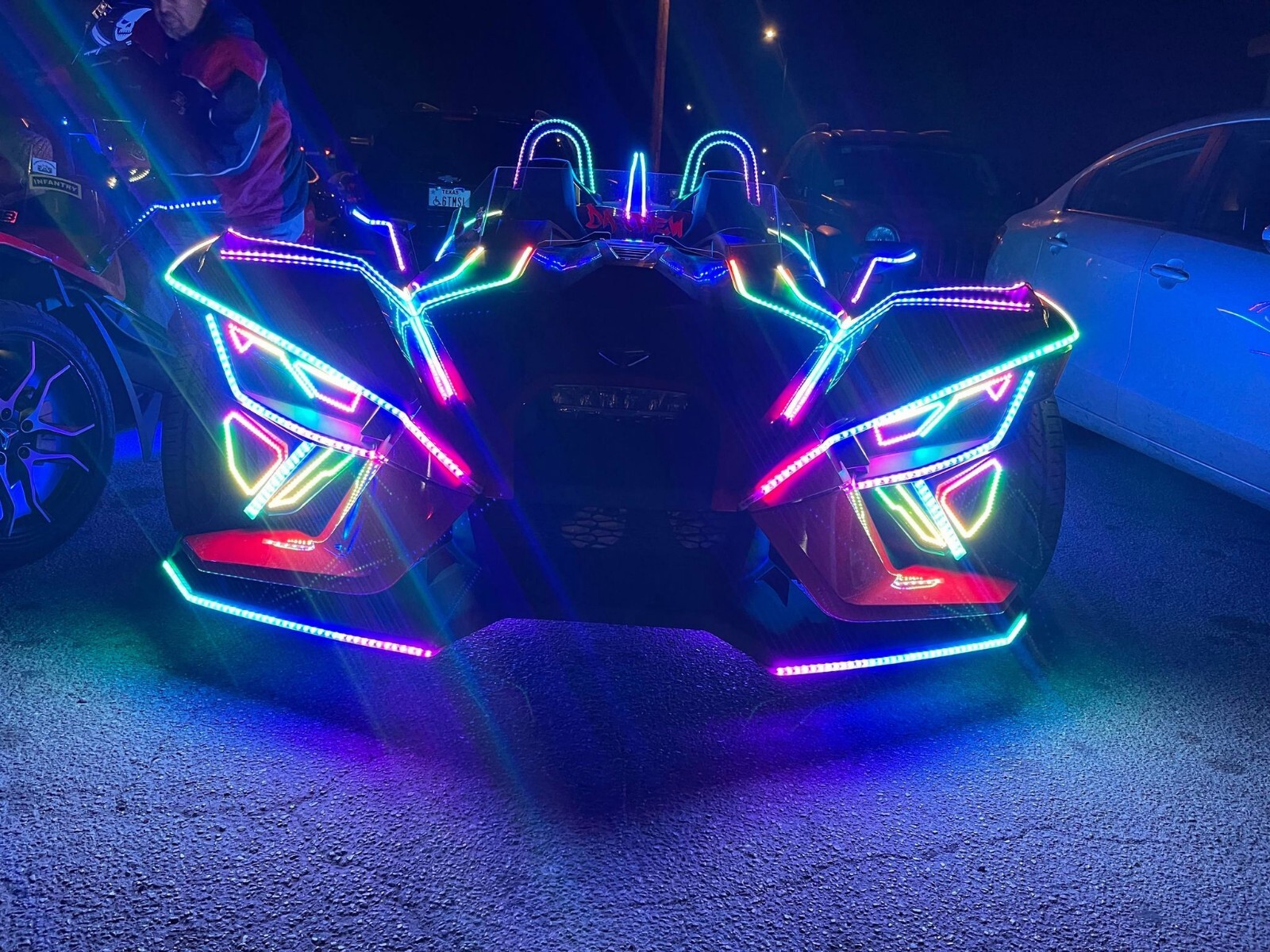 2x 1FT +12x 2FT +2x 4FT Bluetooth CHASING LED Polaris Canam Spyder ...