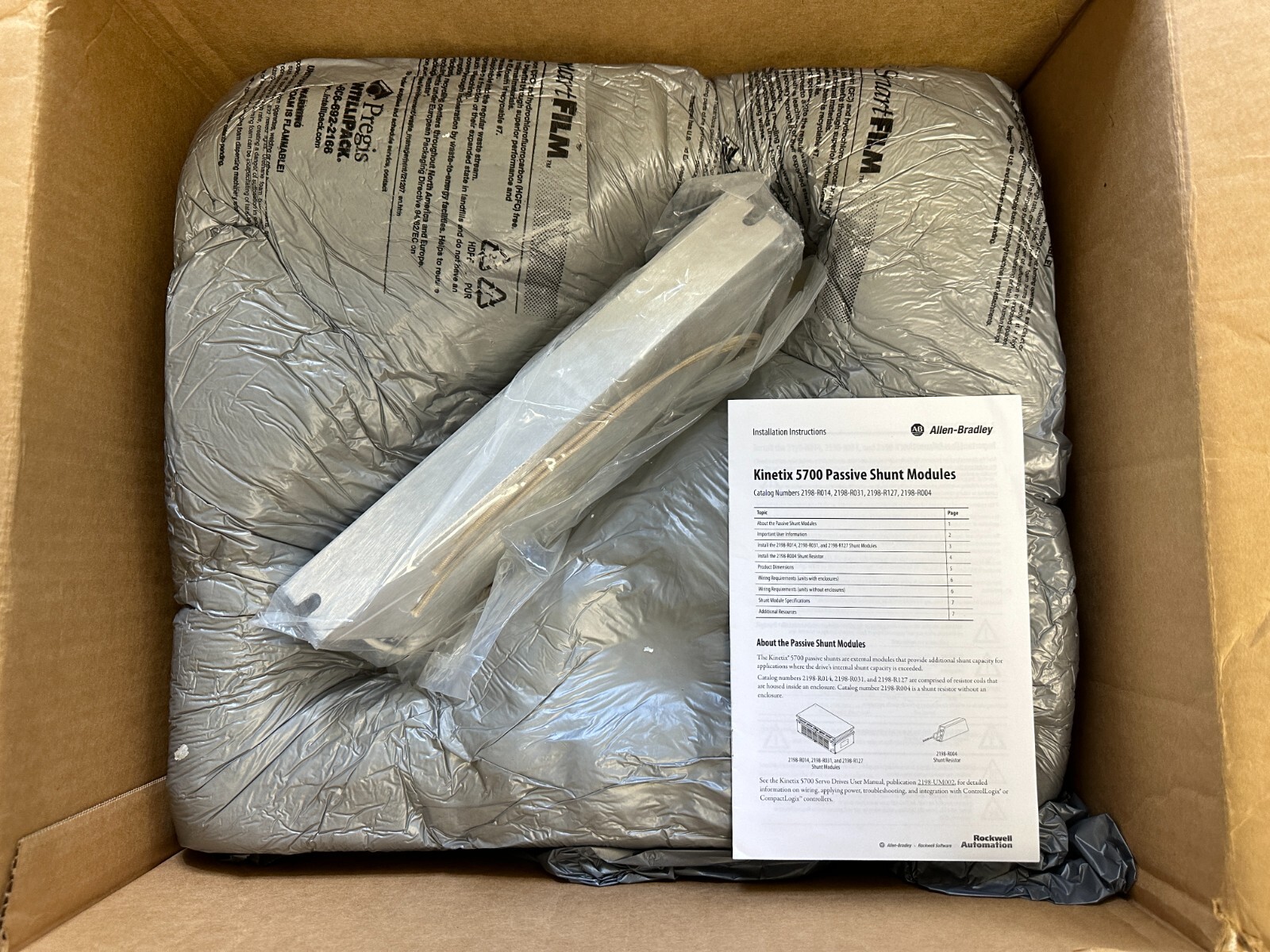 NEW 2198 ALLEN BRADLEY 2198-R004 SHUNT RESISTOR FOR KINETIX 5700 SHIPS ...