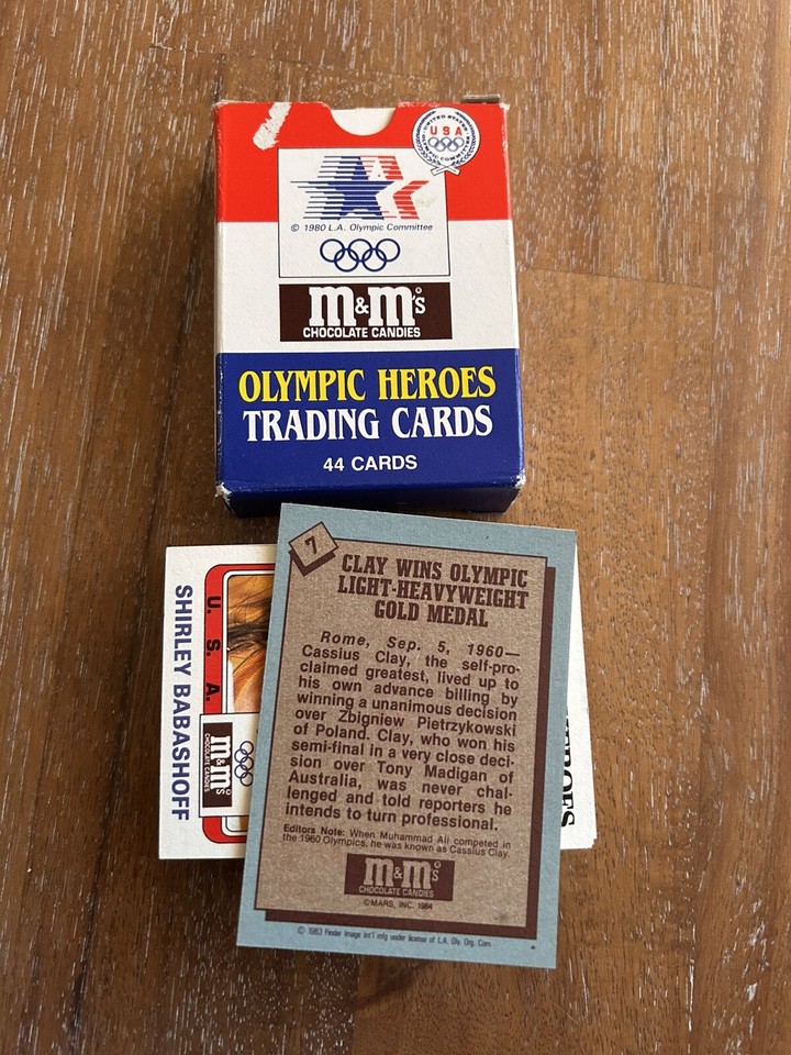 1984 M&M Olympic Heroes Series Complete Set - Muhammad Ali Etc | eBay