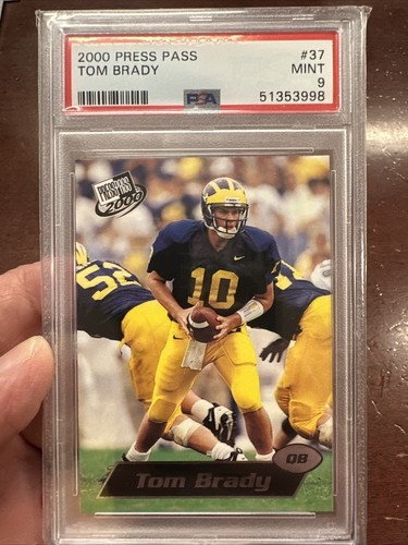 2000 Press Pass Tom Brady Rookie Card RC #37 PSA 9 Patriots | eBay